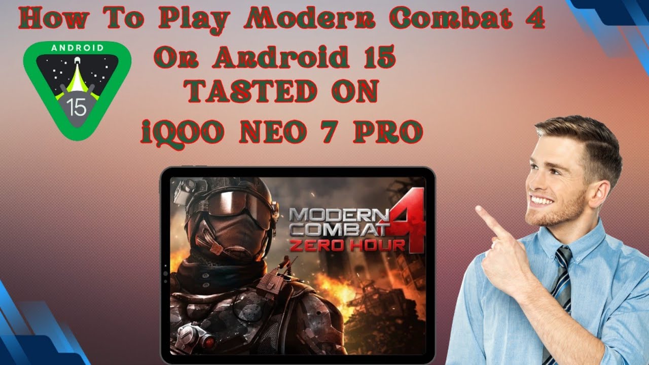 How To Play Modern Combat 4 On Android 15 SetUp & Gameplay - YouTube