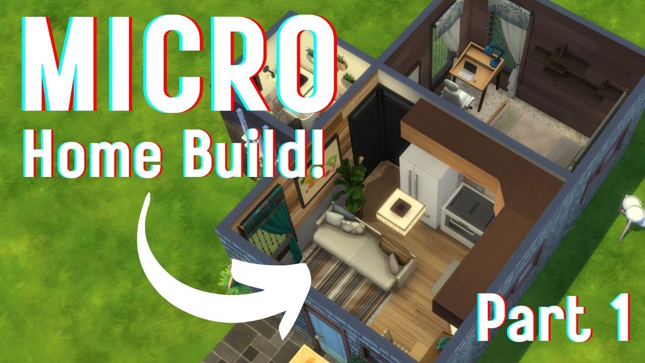 Micro Home Build - Part 1 // The Sims 4 - YouTube