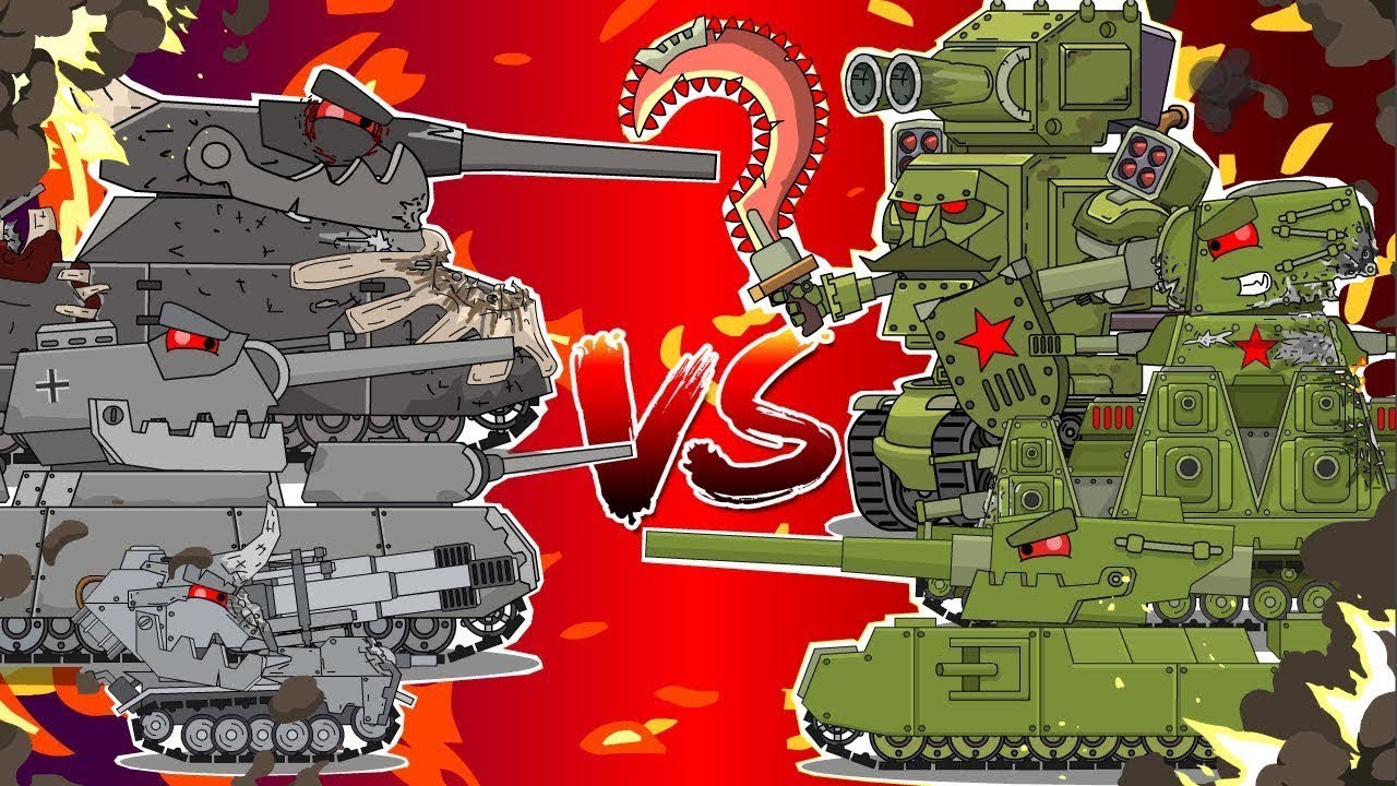 Arena Tank Cartoon | Transformers Tank: Hybrid Kv-44 vs Monster Tank ...