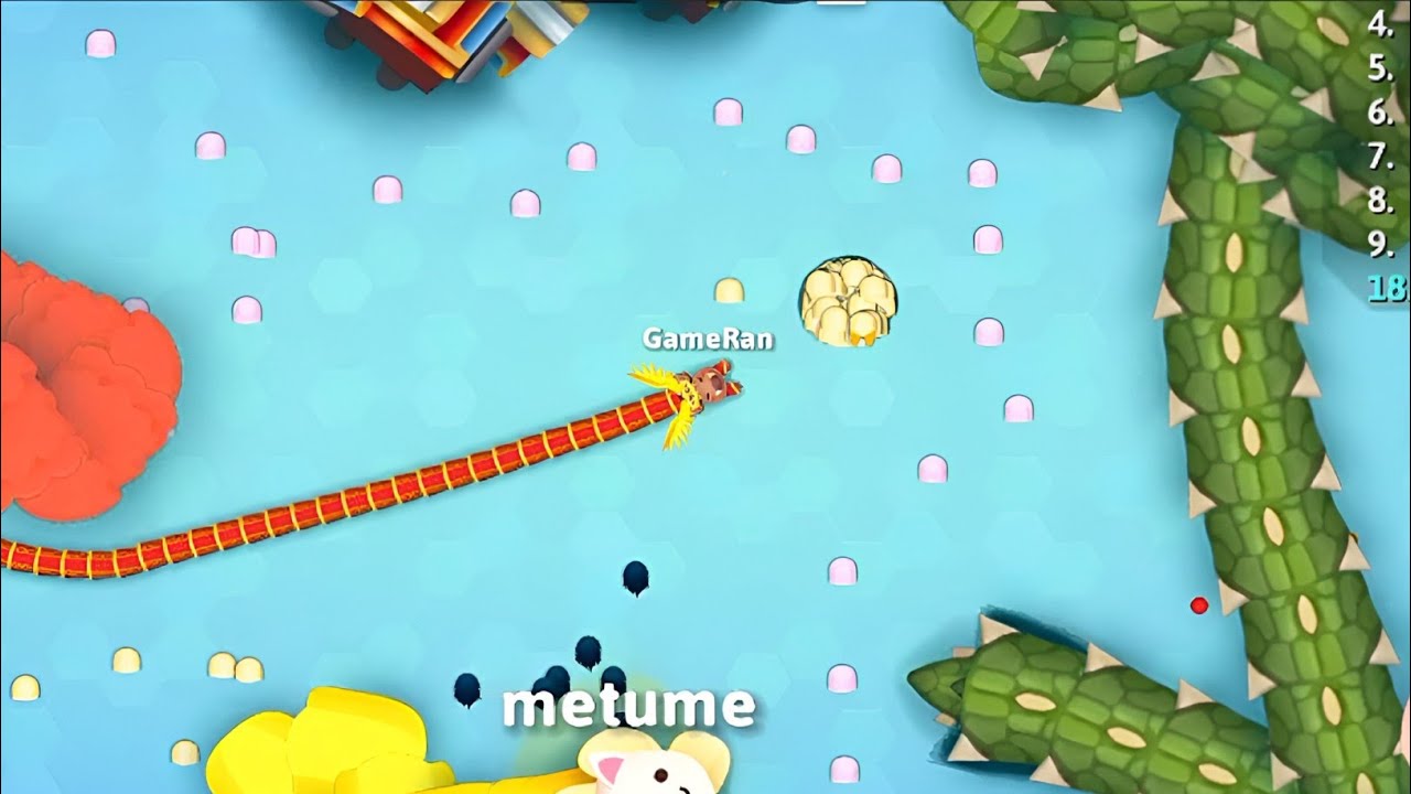 Snake io 🐍 V's Biggest Snake in Snake.io Map 🐍 epi snake game - YouTube