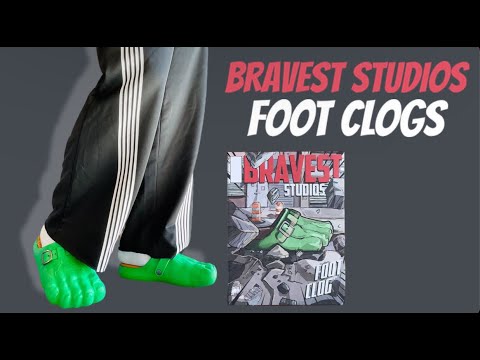BRAVEST STUDIOS FOOT CLOGS | HULK CLOGS | SIZING & TRY ON | COP OR FLOP ...