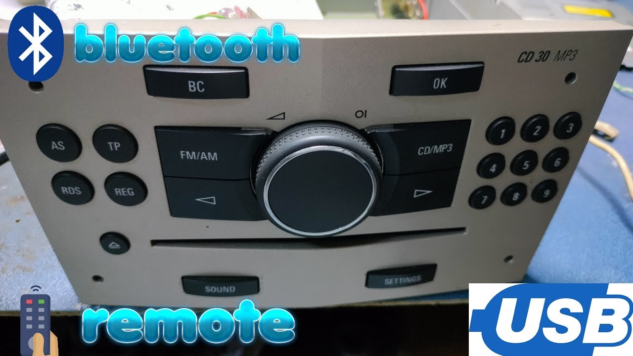 Delphi Grundig CD 30 MP3 Tape Remote Control USB Bluetooth Module ...