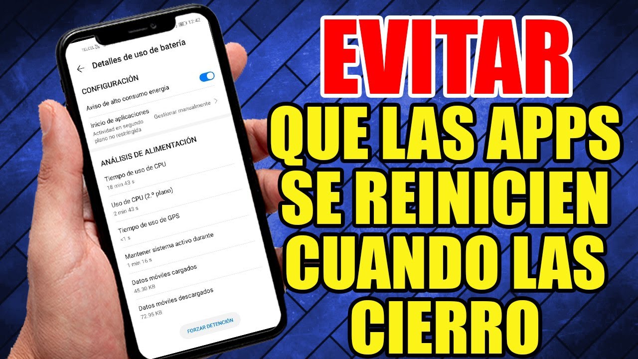 Mantener tu apps Favoritas en segundo Plano para que no se cierren o se ...
