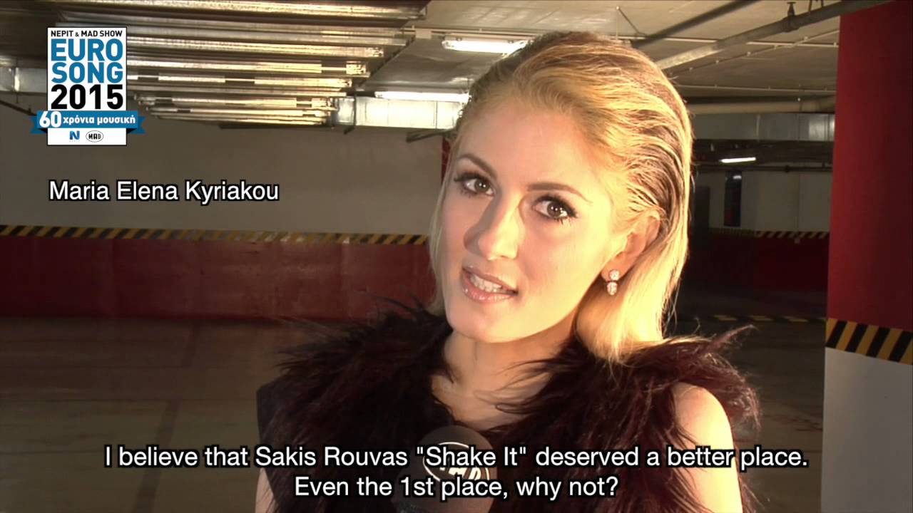 Maria Elena Kyriakou - The Eurovision TAG (with English SUBS) - YouTube