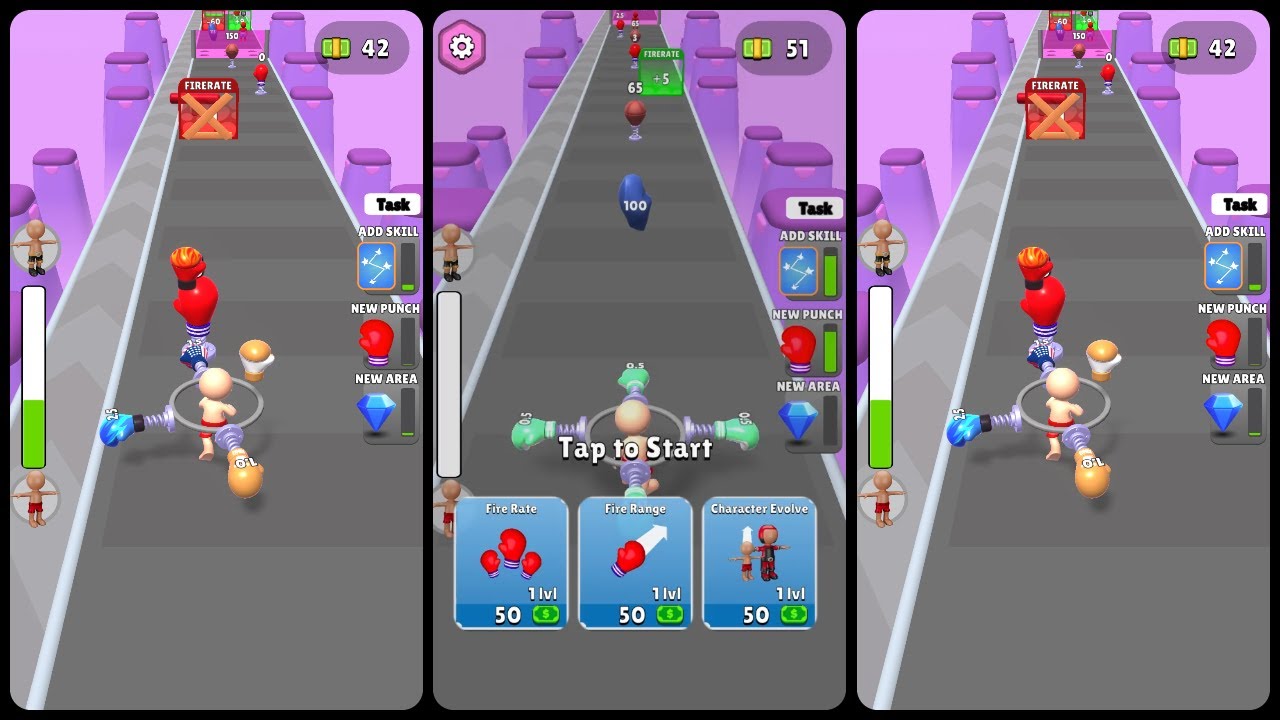 Punch Thrower Mobile Game | Gameplay Android - YouTube