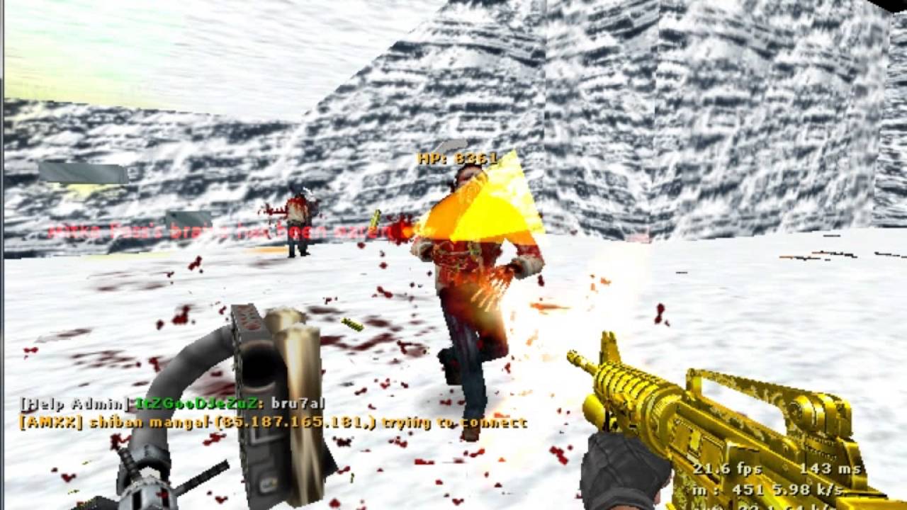 Counter strike 1.6 warzone zombie 2016 - YouTube