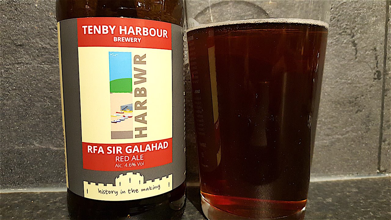 Tenby Harbour Brewery RFA Sir Galahad Red Ale | Welsh Craft Beer Review ...