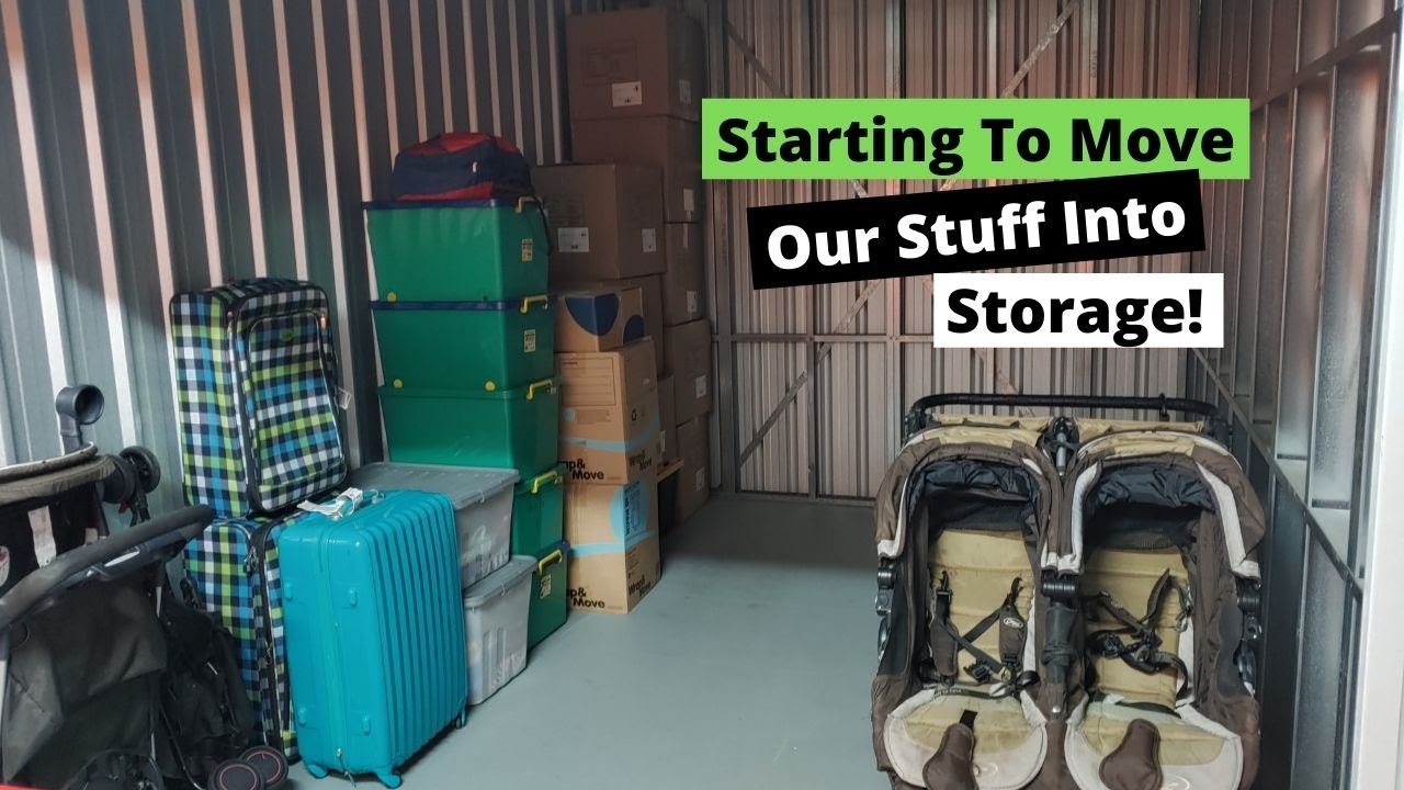 STARTING TO MOVE OUR STUFF INTO STORAGE | Large Family of 14 Daily Vlog ...