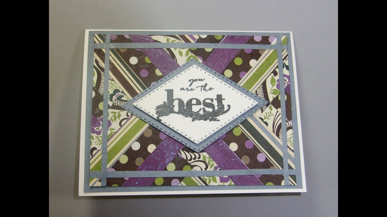 A Card Idea for Scrap Paper - YouTube