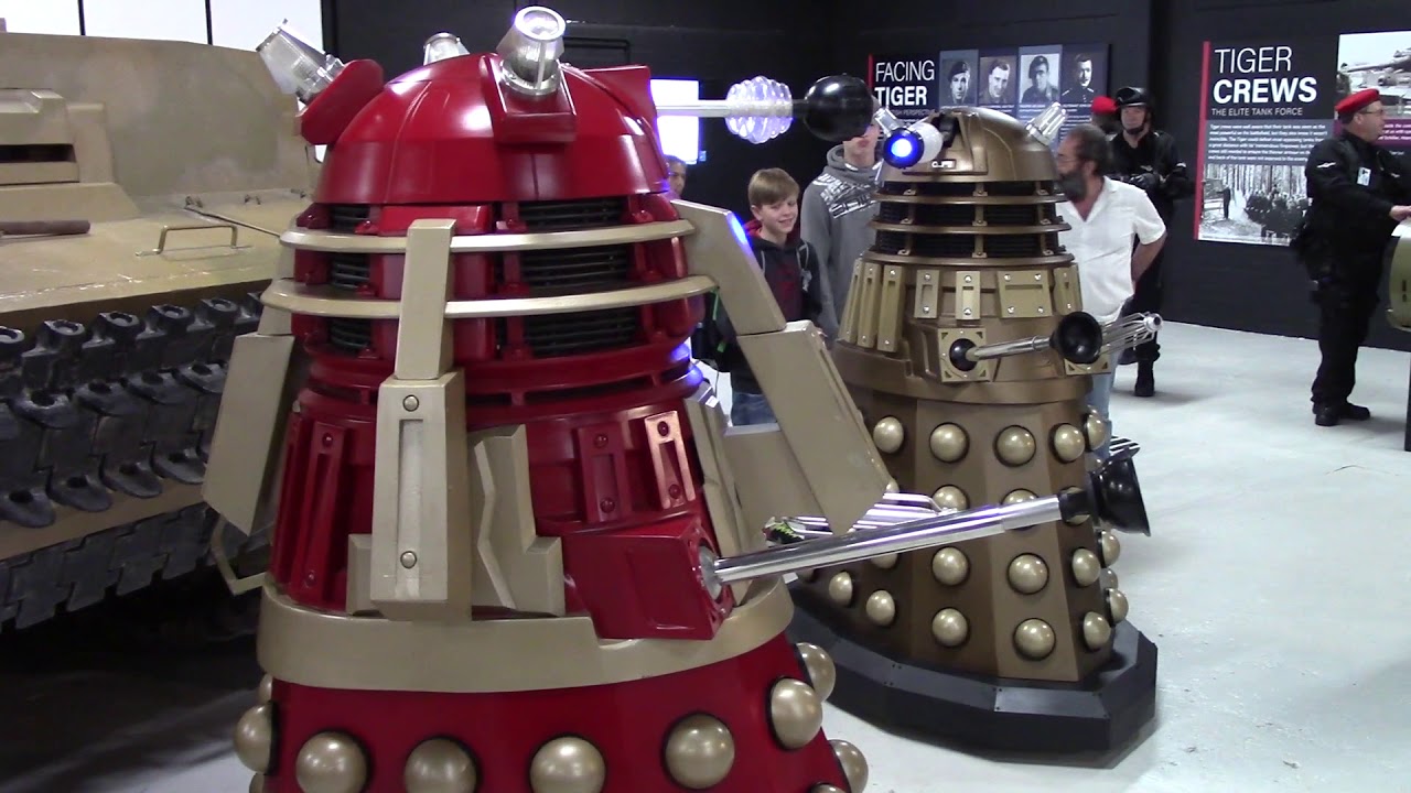 Daleks at the Tank Museum: Sci-Fi Invasion 2017 - YouTube
