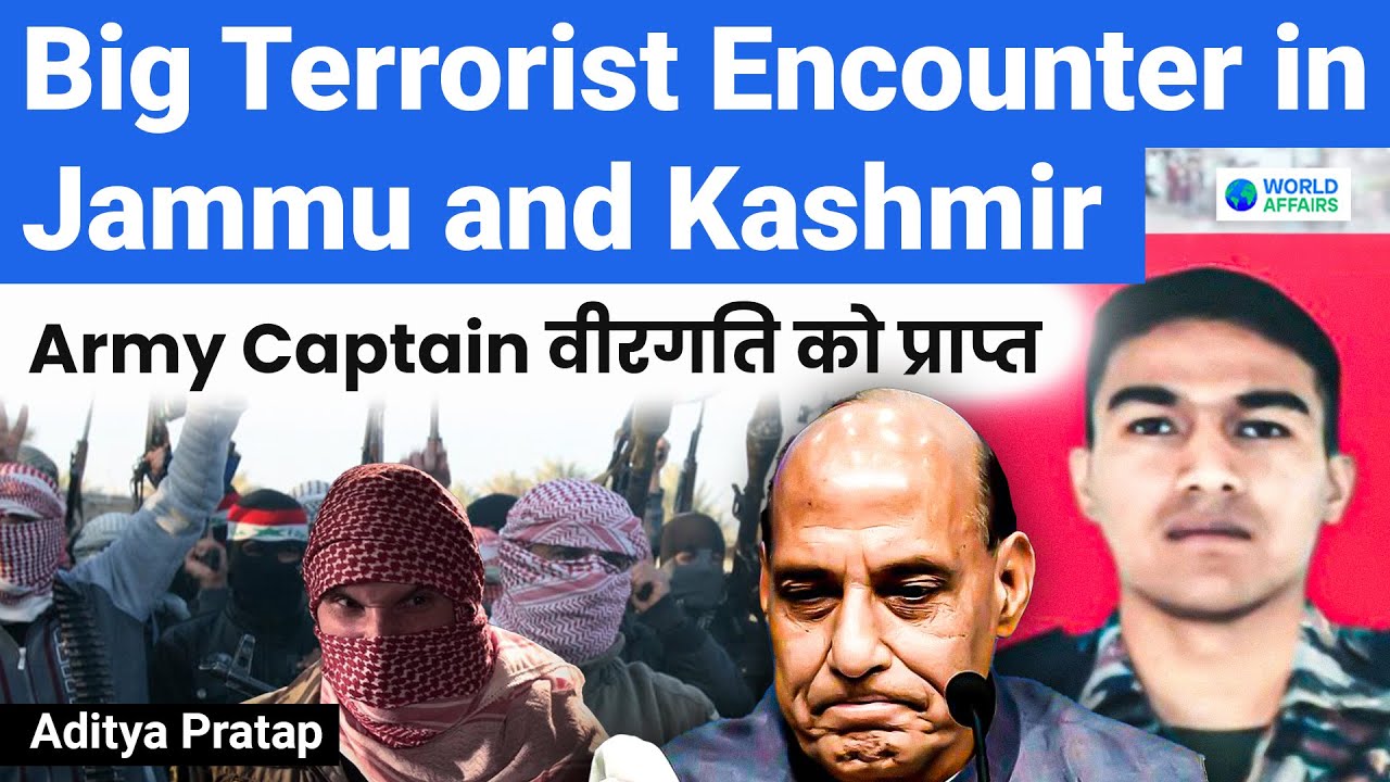 BIG Terrorist Encounter in Jammu and Kashmir's Doda | Army Captain ...