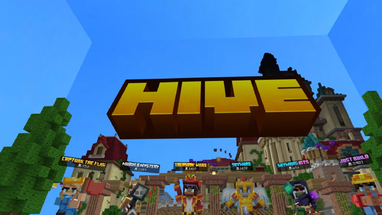grinding hive mini games {block drop} - YouTube