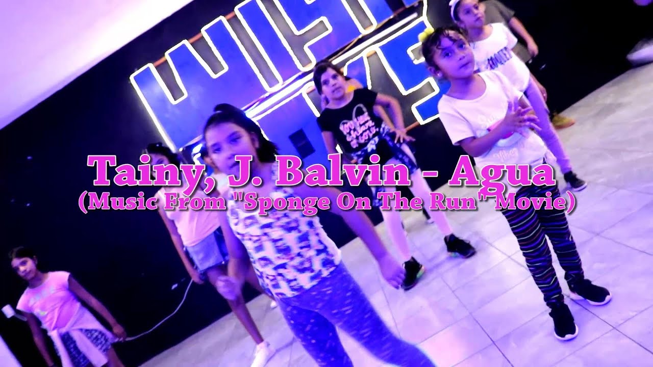 J Balvin, Tainy - Agua - COREOGRAFIA - ANGEL JAUREGUI - PEQUES WISH ...