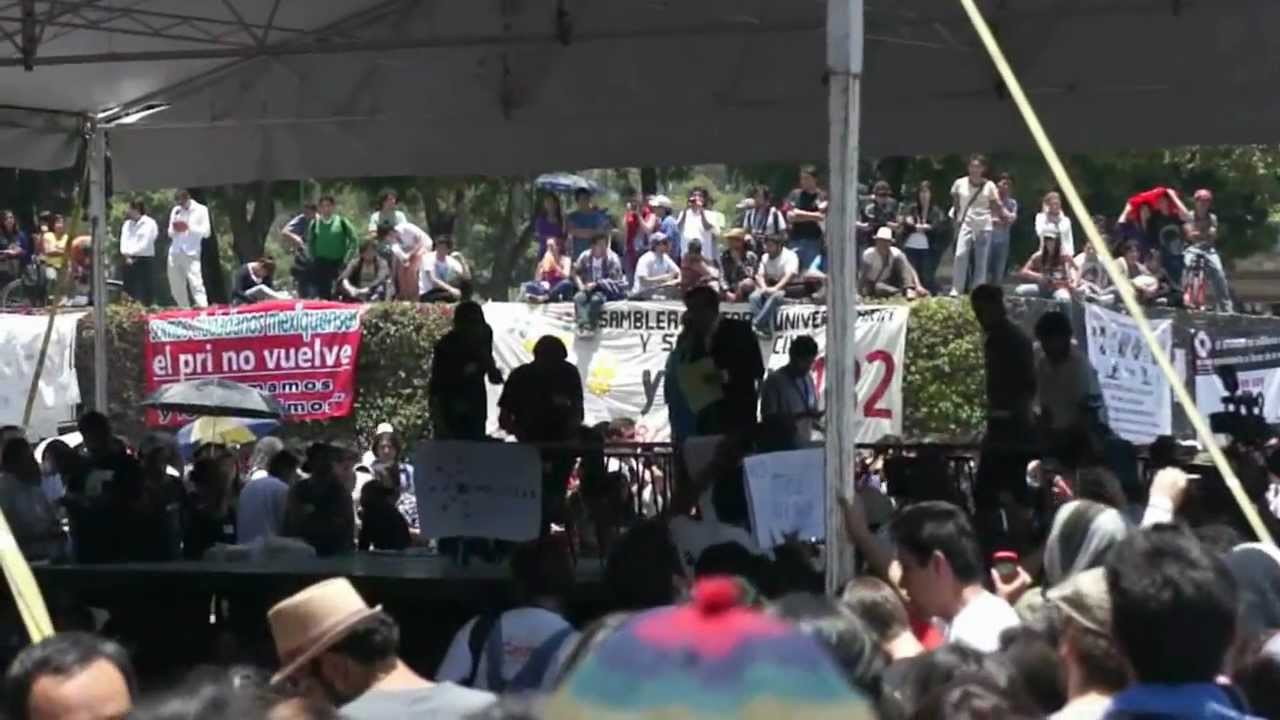 YO SOY 132. Explanada CU. México. 30 mayo 2012 (Movimiento estudiantil ...