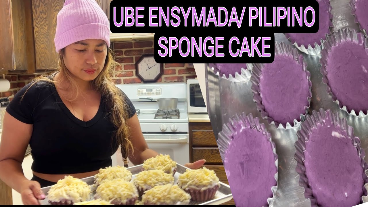 Ube Sponge cake, How to make step by step - YouTube