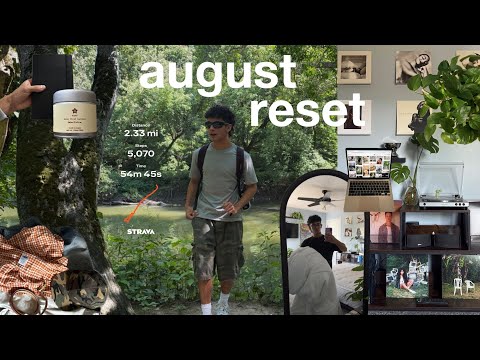 august reset vlog | life updates, hiking, lollapalooza prep, monthly planning, + friends
