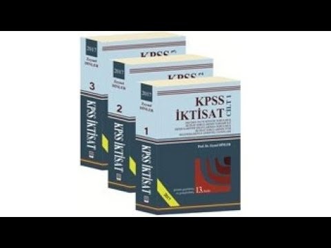 Ekin Yayınları - 2017 Kpss İktisat 3 Cilt Takım - Zeynel Dinler