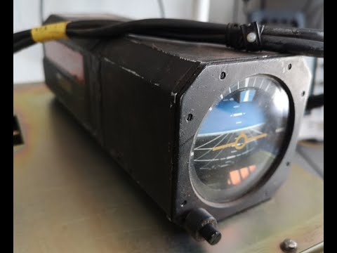 Ferranti Horizon Plane Gyroscope avionics test spinup teardown 24000 ...