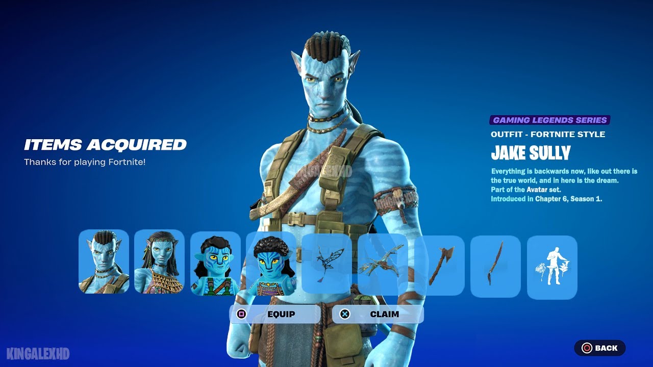 How To Get Avatar Jake Sully Skin NOW FREE In Fortnite (Unlocked LEGO ...