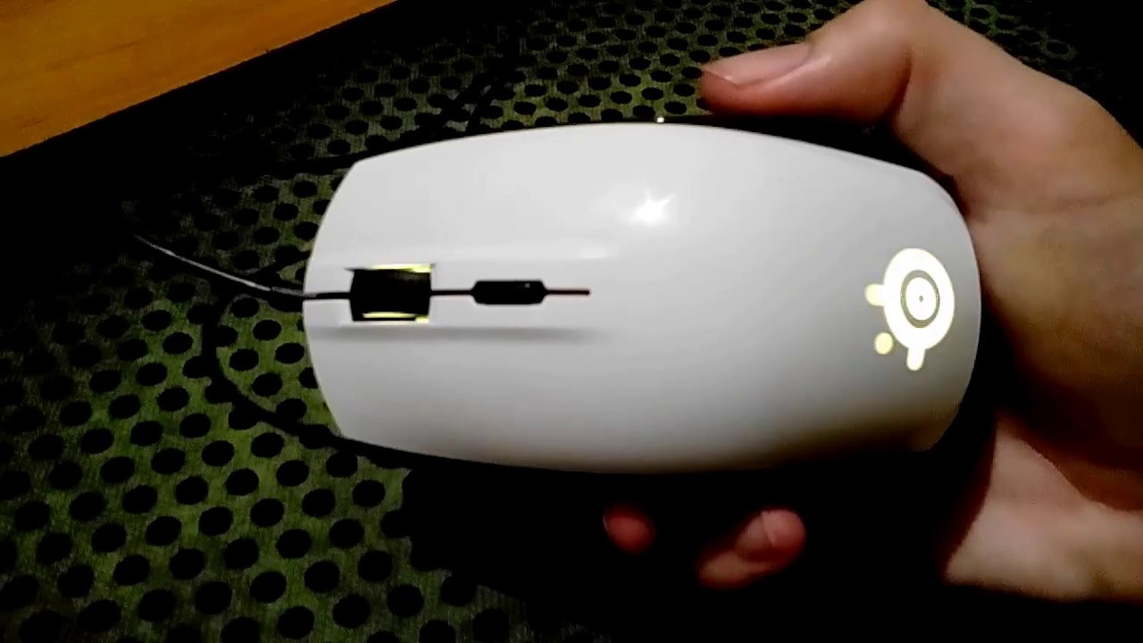 Mouse SteelSeries RIVAL 100 White - YouTube