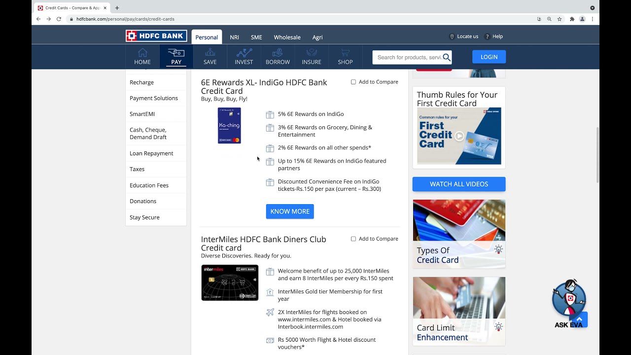 Different Types Of HDFC Bank Credit Cards YouTube different-types-of-hdfc-bank-credit-cards-youtube