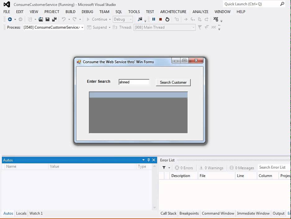 Create & Consume a Web Service by VB net - YouTube