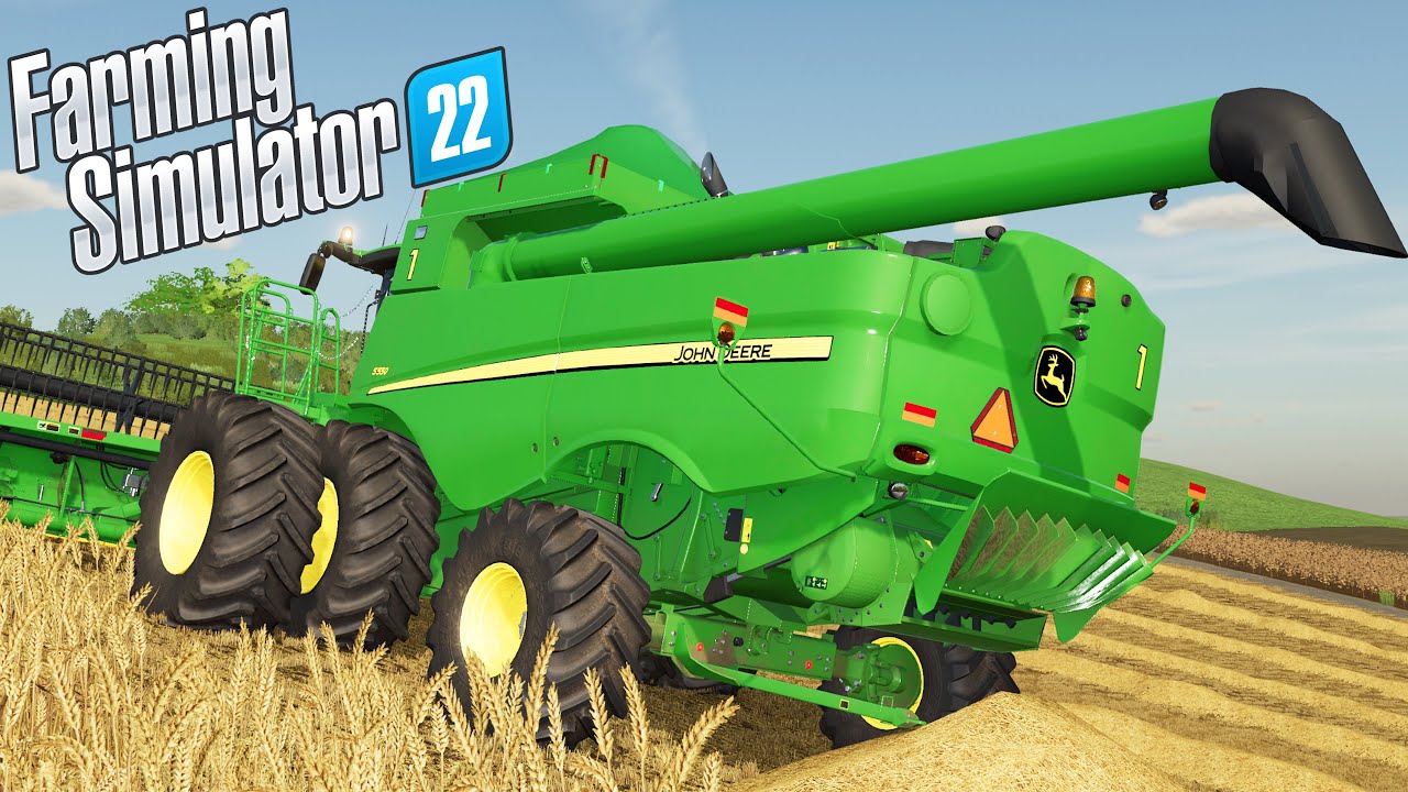 OPERANDO A NOSSA NOVA JD S550 BRUTONA | Os Guri | Farming Simulator 22 ...