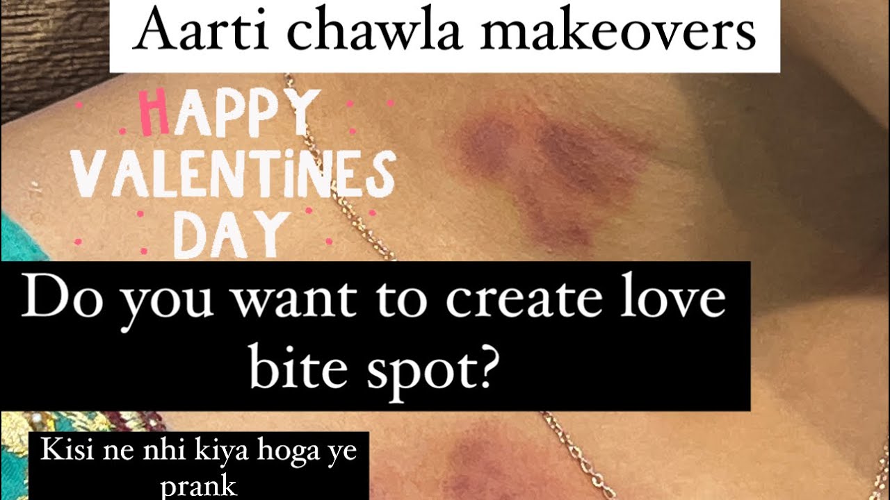 How to hide love bite |How to create love bite by makeup | Ac’s makeup by Aartichawlamakeovers ...