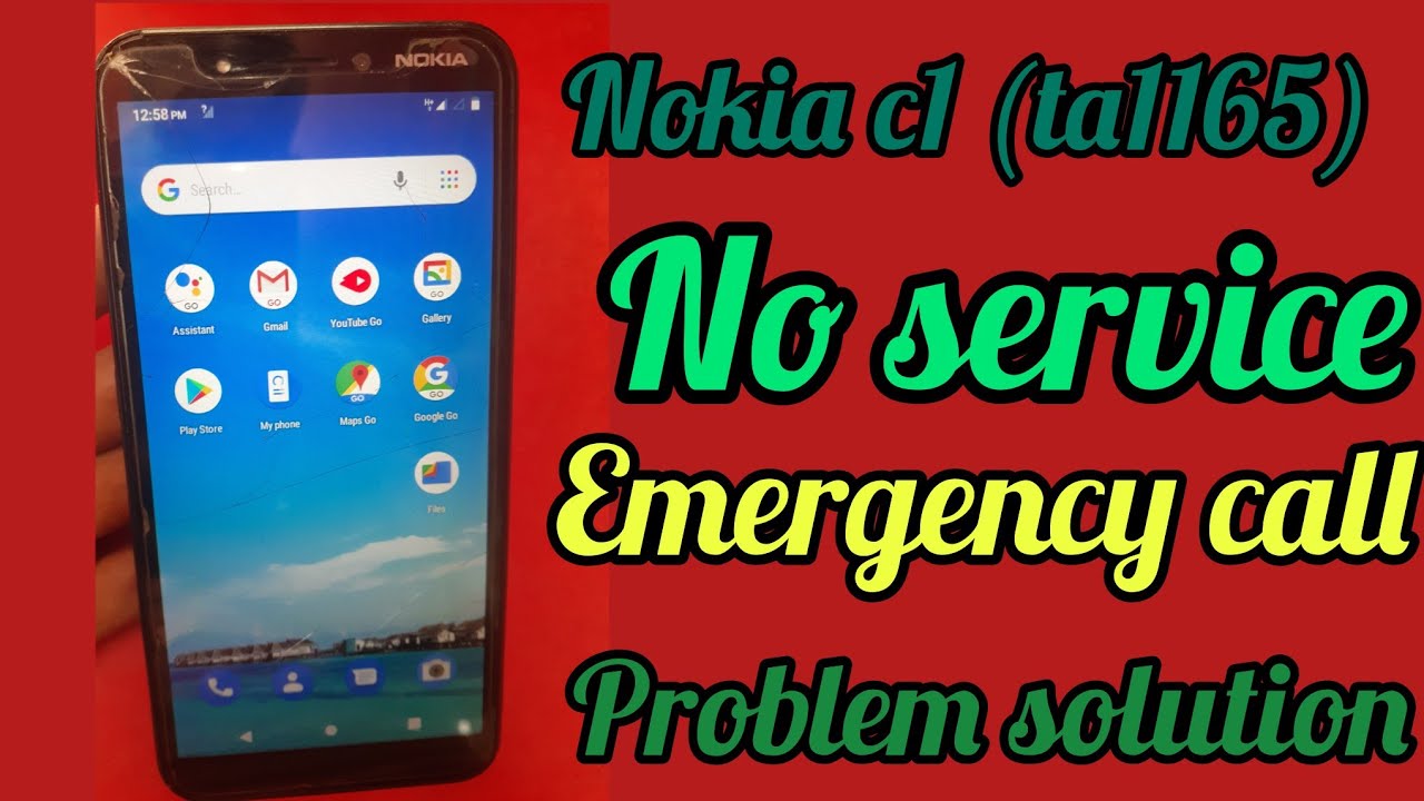 Nokia c1 no service solution | Nokia ta1165 network problem solution ...