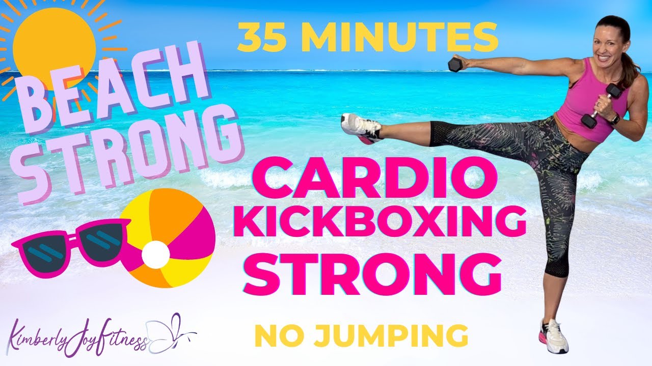 BEACH STRONG | Cardio Kickboxing Strong Workout - 35 Minute | 15 - YouTube