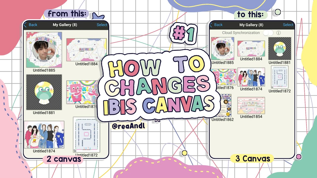 [#1] How to changes ibis paint canvas 🍰 - YouTube
