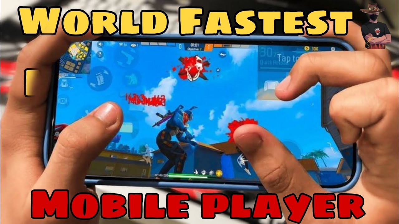 World fastest mobile player.💥💫 - YouTube