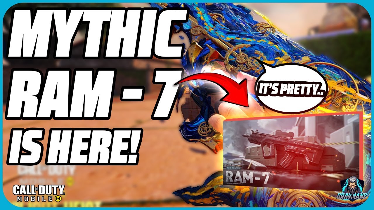 MYTHIC RAM 7 IS BEAUTIFUL | LUCKY DRAW | COD MOBILE - YouTube