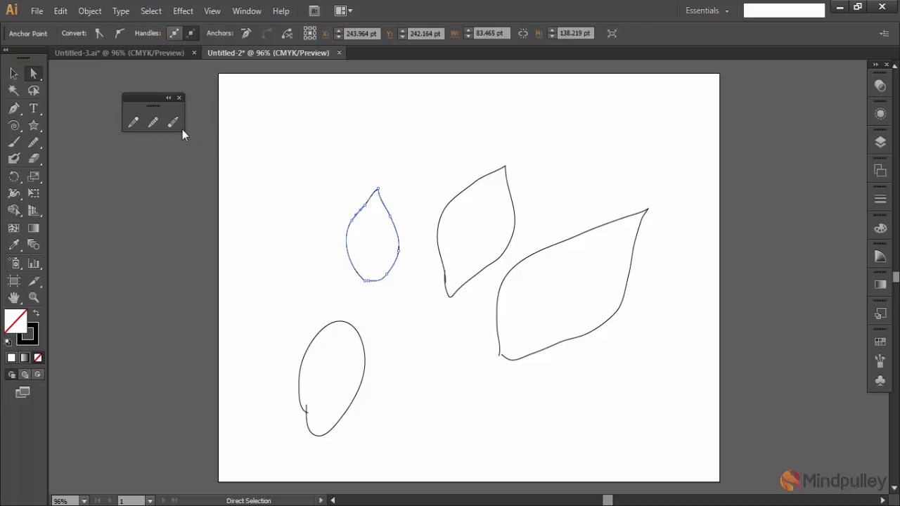 093 Pencil tool, smooth tool and eraser tool - Adobe Illustrator Tutorials For Beginners to ...