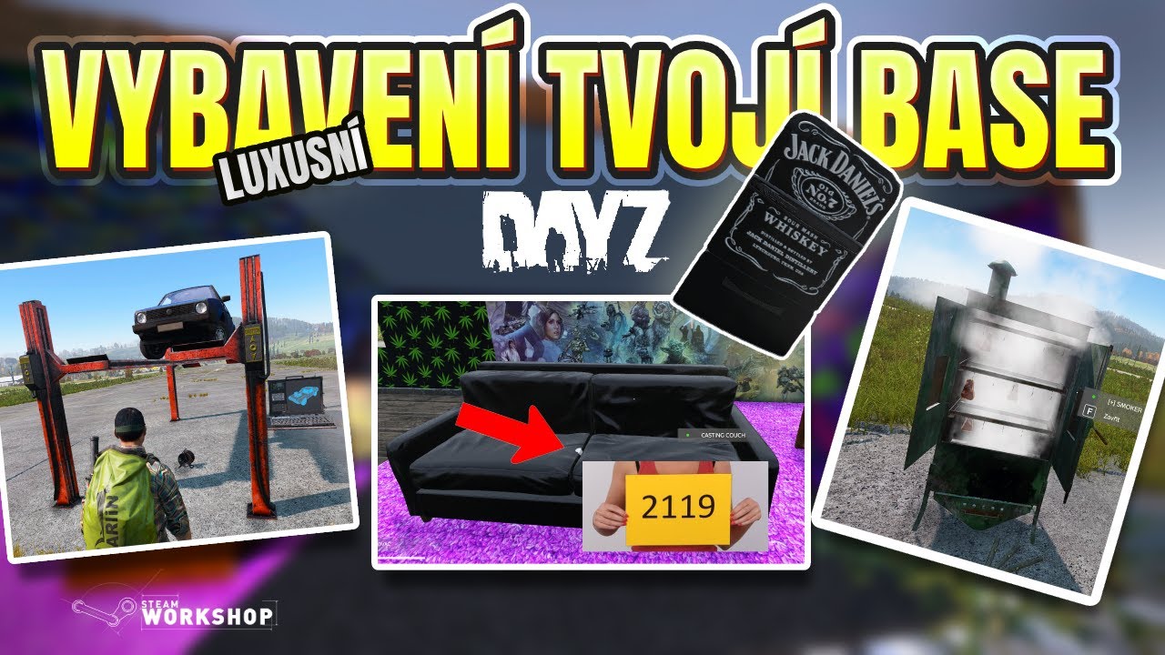 RaG Baseitems - udírna, kávovar, cirkula, hever a spousta dalších vychytávek | DayZ CZ/SK - YouTube