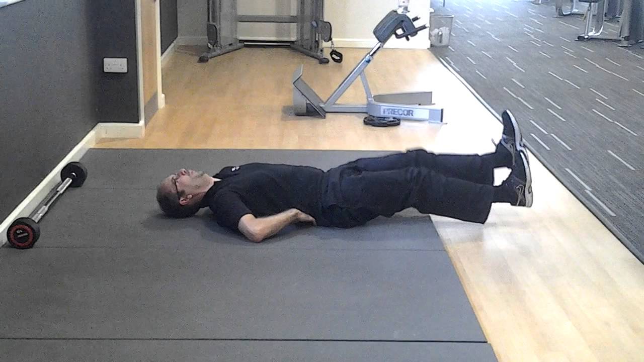 Supine Dead-Bug Cycling - YouTube