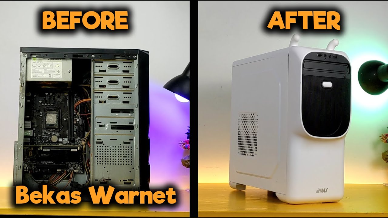 Beli PC Bekas WARNET, Lama Gak Dipakai, Kita Rawat Dan Pakai Main Game ...
