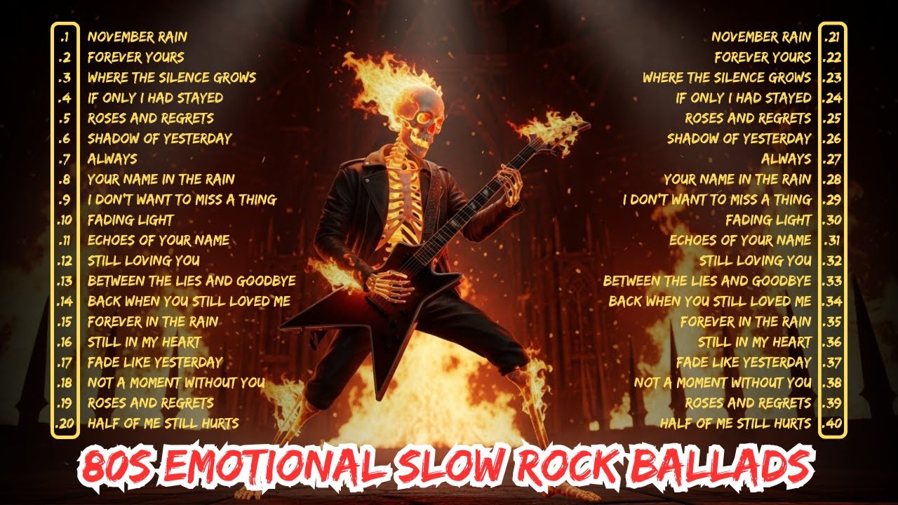 Slow Rock Ballads to Remember | Iconic Love and Heartbreak Hits from ...