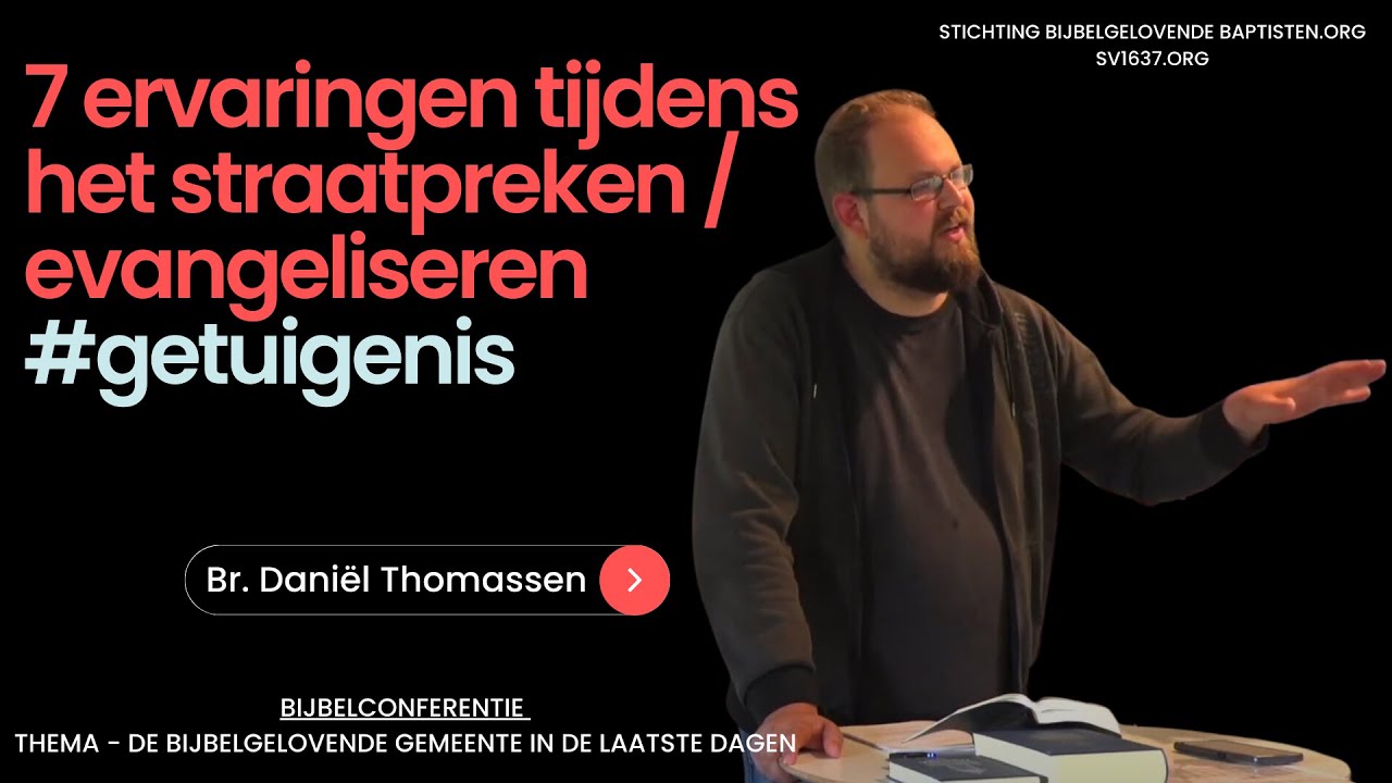 7 ervaringen tijdens het straatpreken - Br. Daniel Thomassen - YouTube