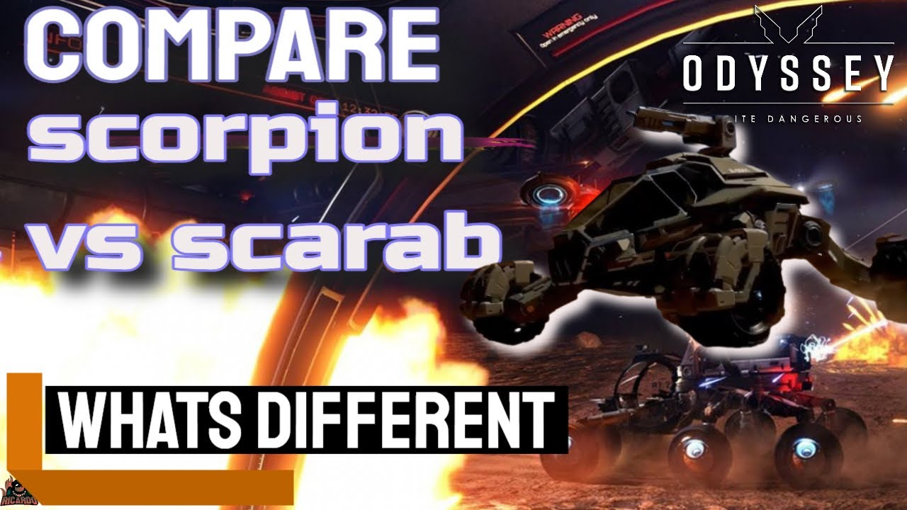 Elite Dangerous SRV Comparison & Review (Scorpion v Scarab) - YouTube