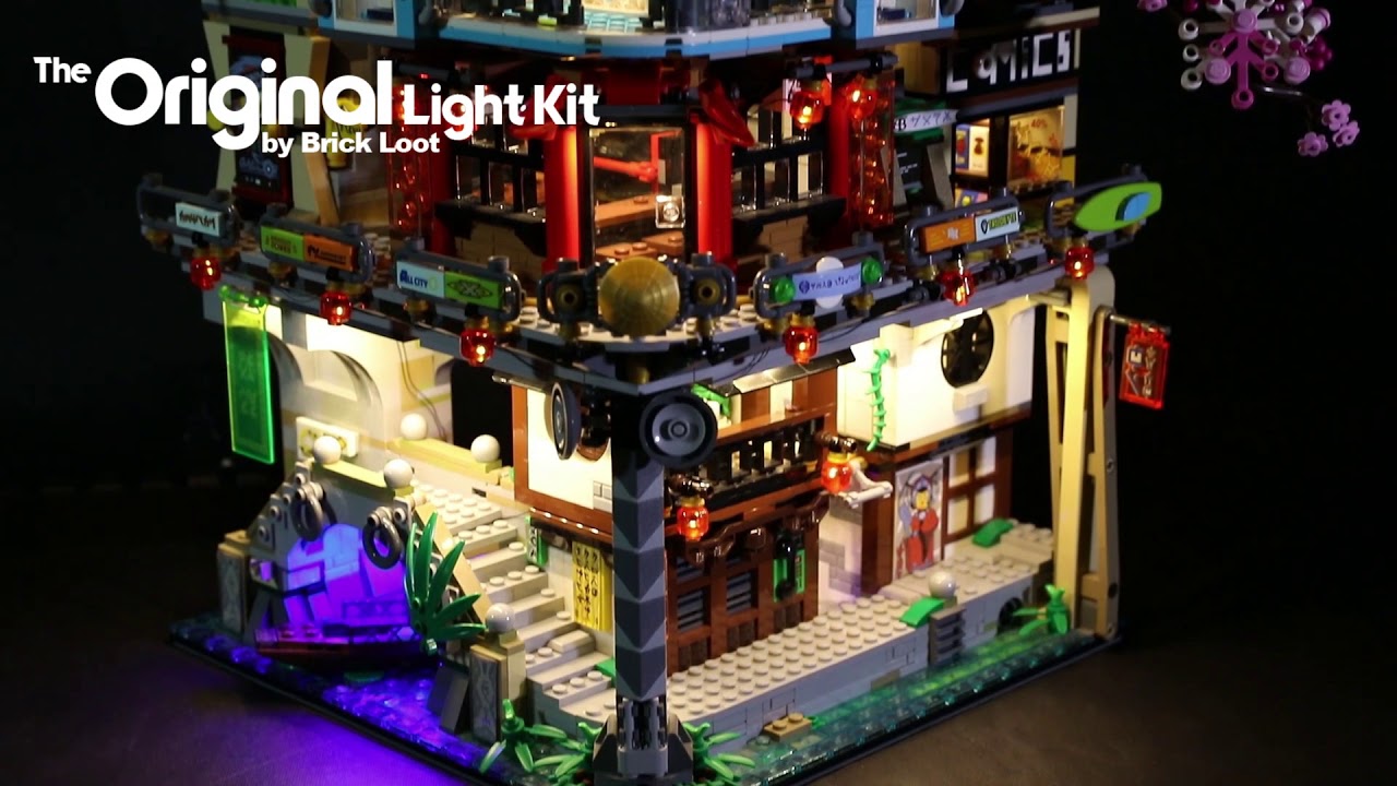 LED Light Kit for LEGO Ninjago City set 70620 - YouTube