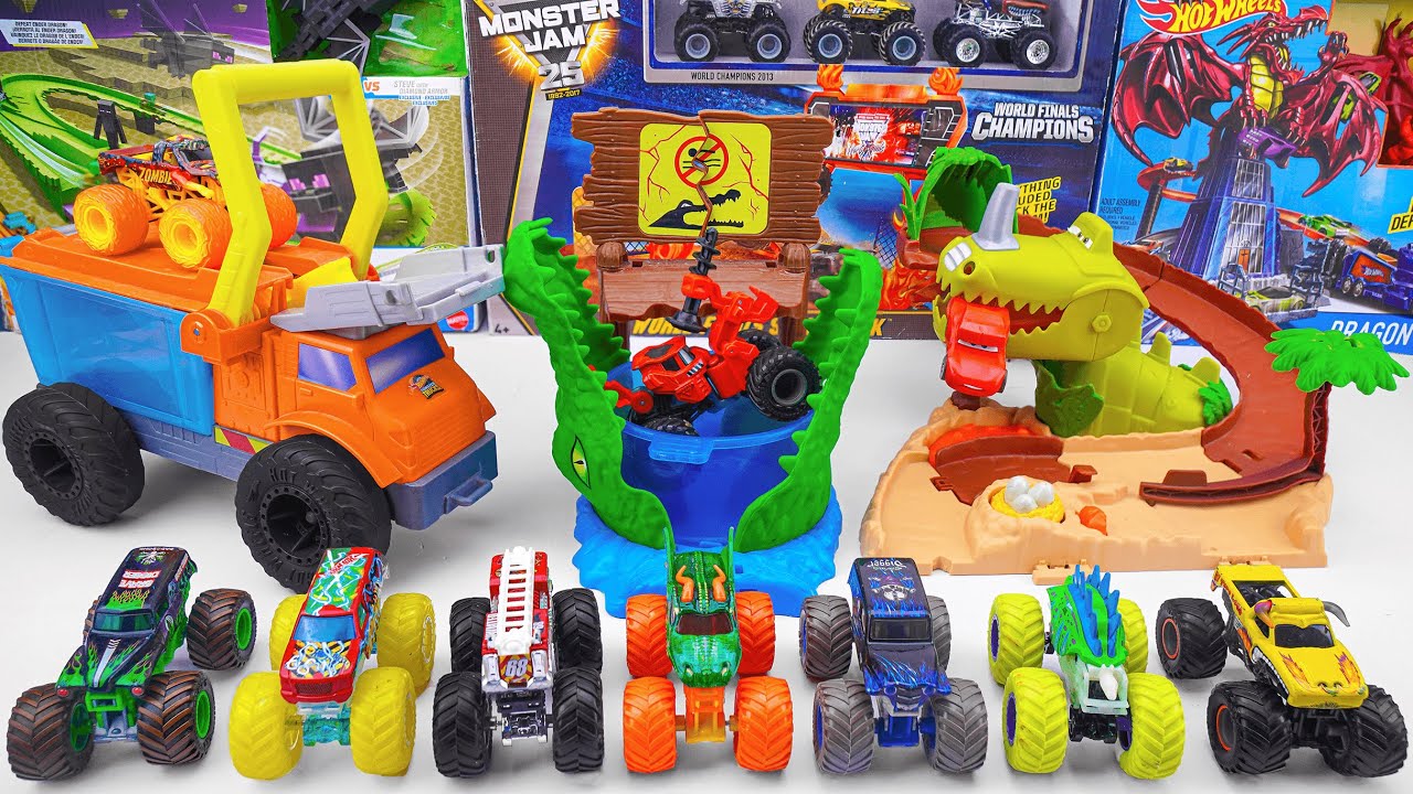 Hot Wheels Collection Unboxing Review ASMR | Hot Wheels Swamp Chomp ...