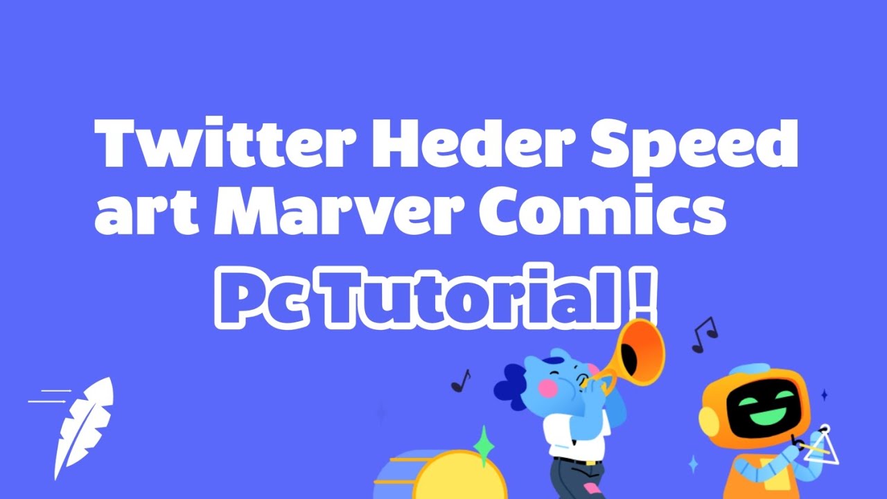 Twitter Header speed art - Marvel Comics Header - YouTube