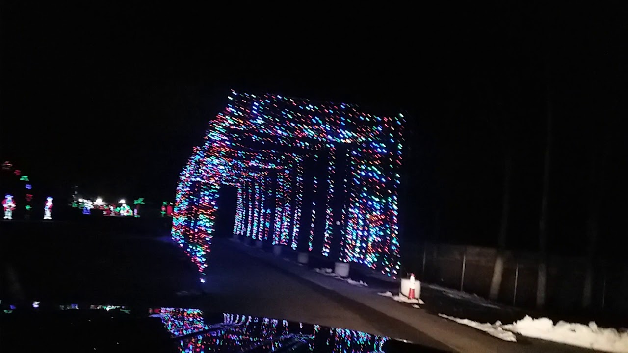Light show at Loudon New Hampshire - YouTube