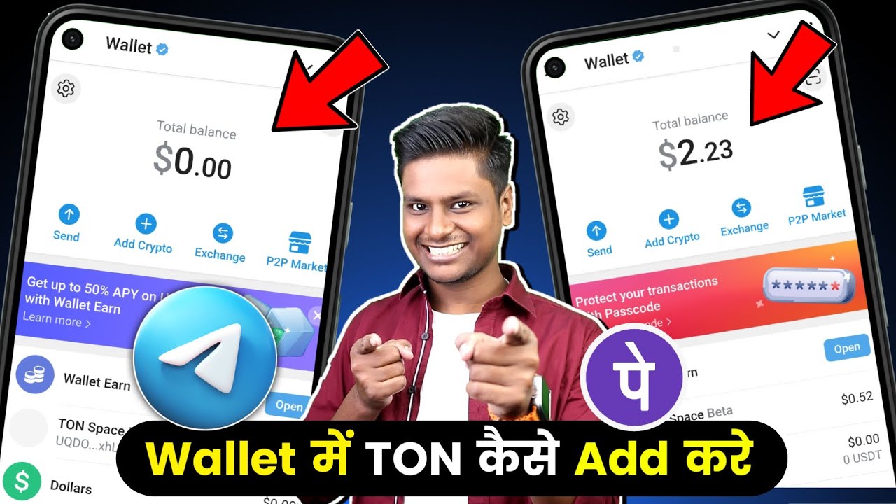 How To Deposit TON Coin On Telegram Wallet | Telegram Wallet Me Ton ...