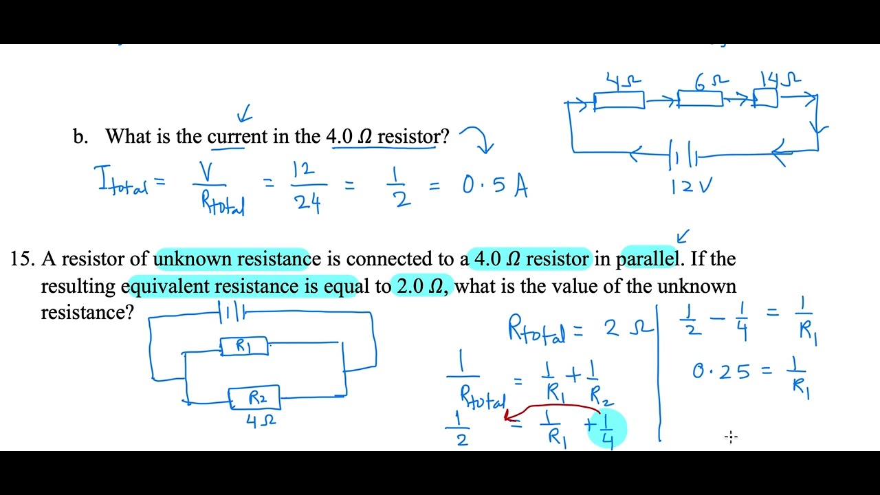 Ohms law and Equivalent resistance 1 - YouTube