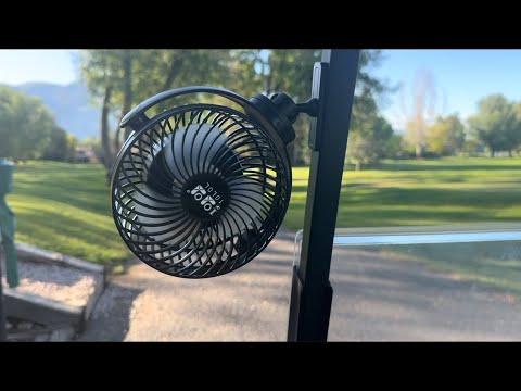 This magnetic fan helps you stay cool with you golf - YouTube