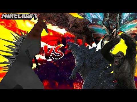 Godzilla Bloodbath VS Monsterverse (Minecraft Mob Battle) - YouTube