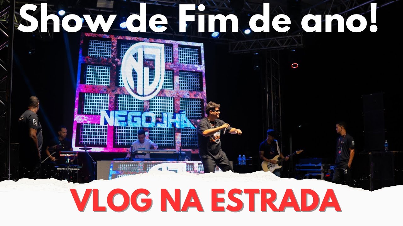 VLOG NA ESTRADA || SHOW DE FIM DE ANO! #réveillon #show #guitarra - YouTube