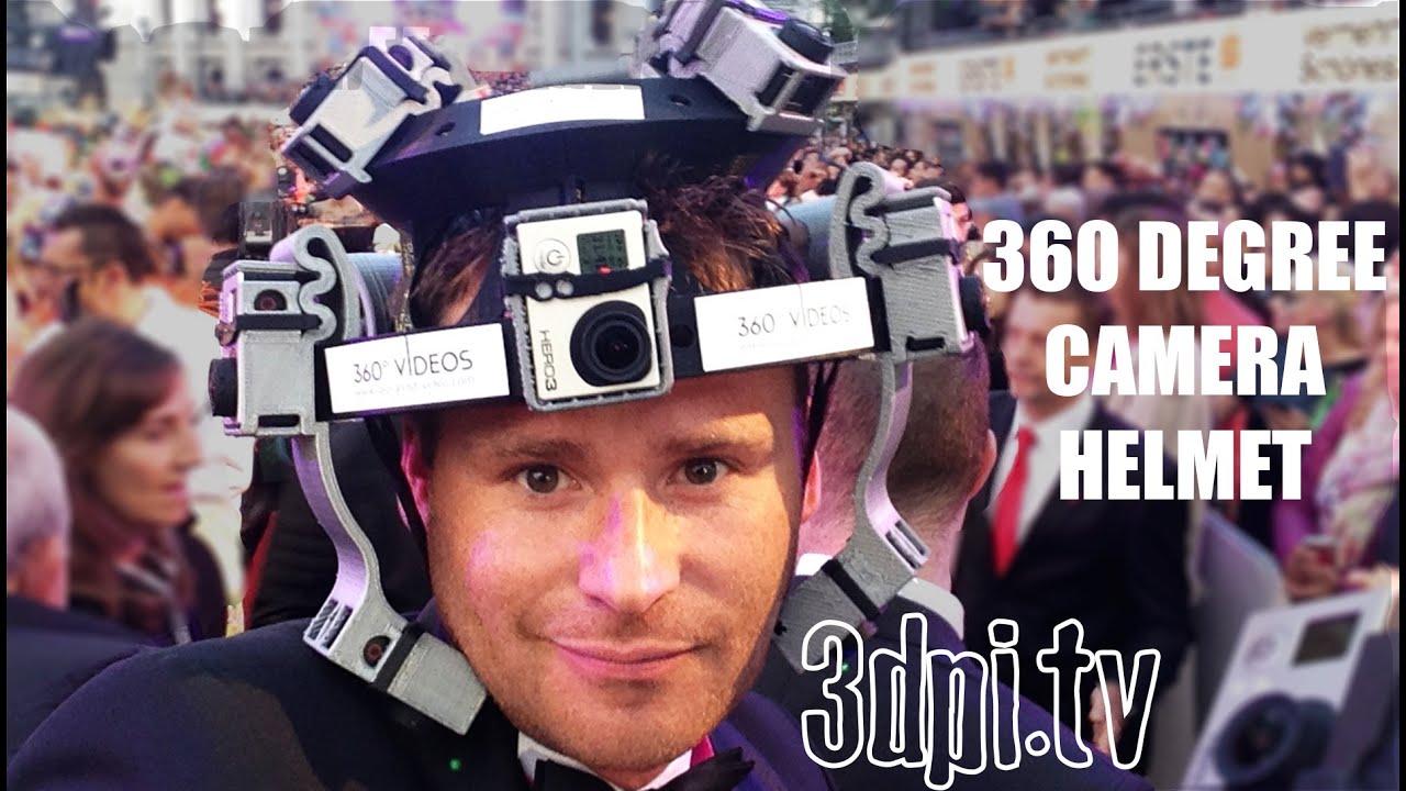 360 Degree Video Helmet Made Possible with 3D Printing - YouTube